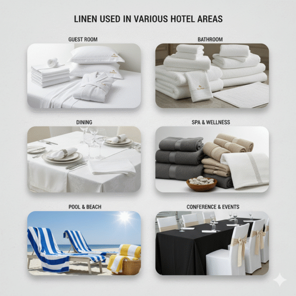 Different Types of Linen Used in Hotels – Complete Guide